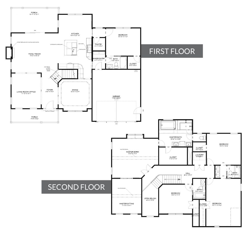 Floor Plans | The COCO | Virginia Builders New Homes